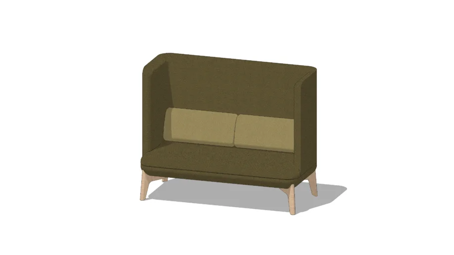 High Back Sofa : COZE-W02 : Orangebox | 3D Warehouse