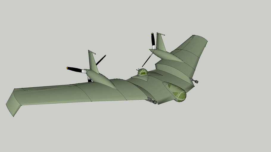 Indiana Jones German Flying Wing | 3D Warehouse