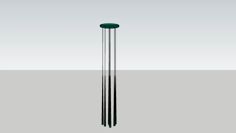 Vibia hanging lamp Slim 0914 | 3D Warehouse