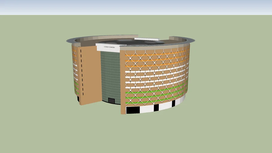 Cybertowers Hyderabad 3D Model | 3D Warehouse