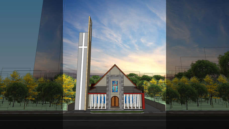 GEREJA BUKIT LAWANG ALT 2 | 3D Warehouse