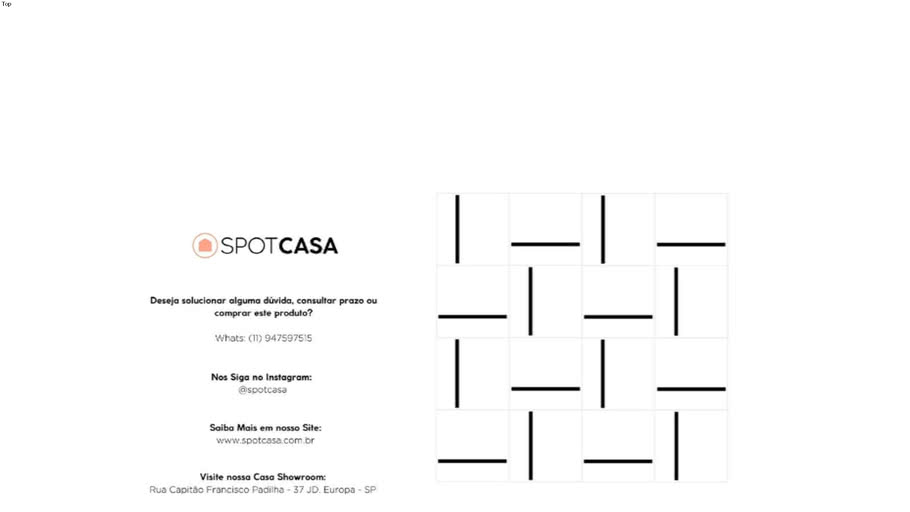 Azulejo Decorado Line 15x15cm | 3D Warehouse