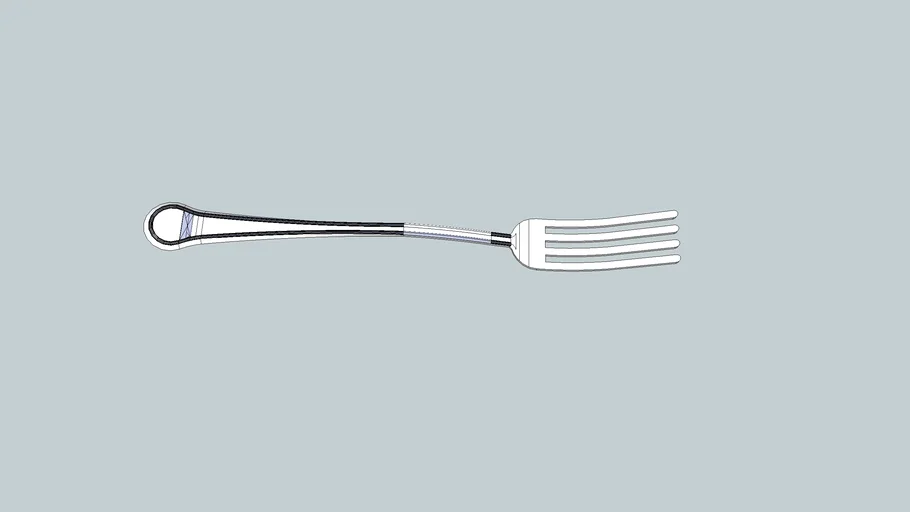Old style fork | 3D Warehouse
