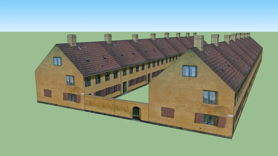 Nyboder Navy Barracks - Block 4a | 3D Warehouse