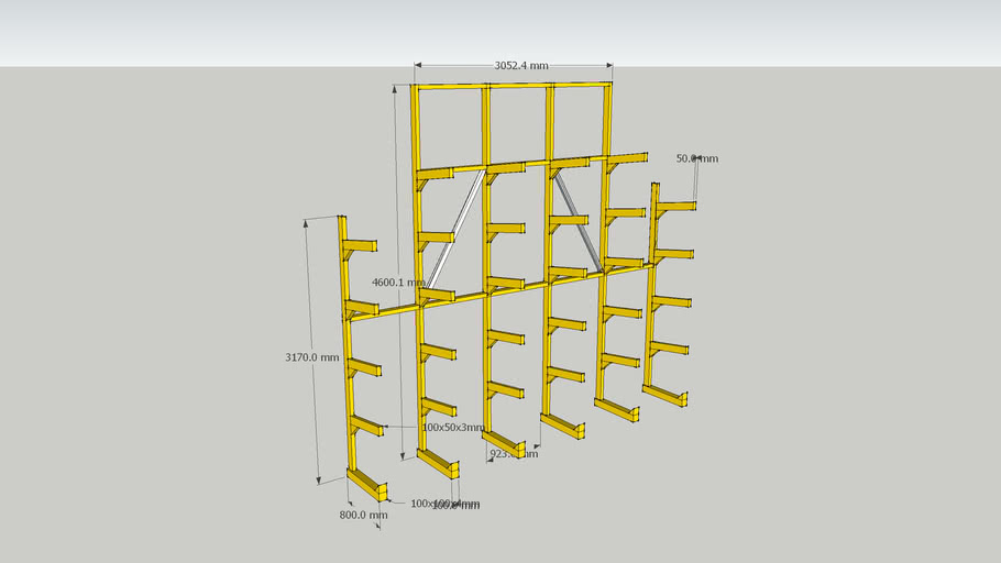 Cantilever | 3D Warehouse