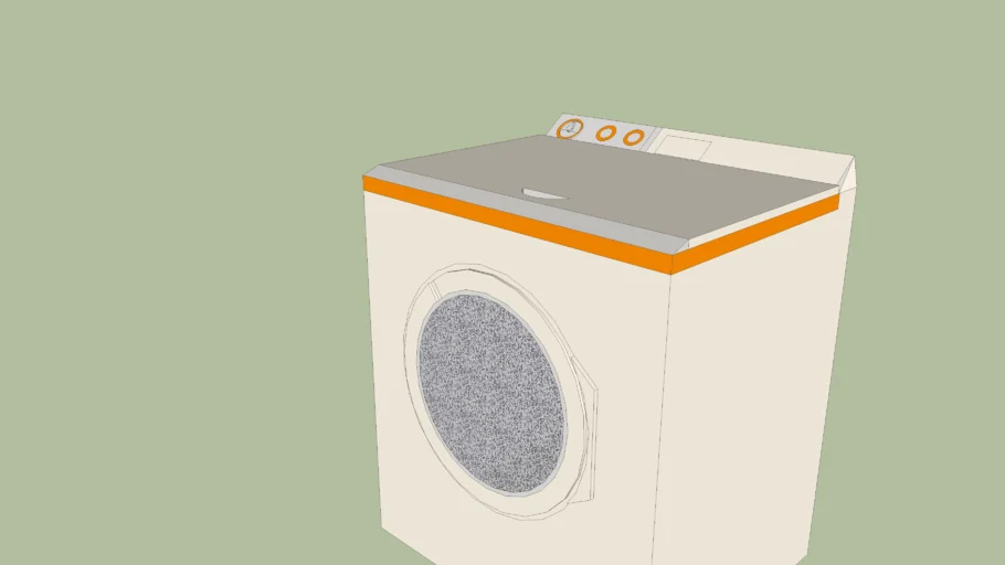 Automatic washing machine | 3D Warehouse