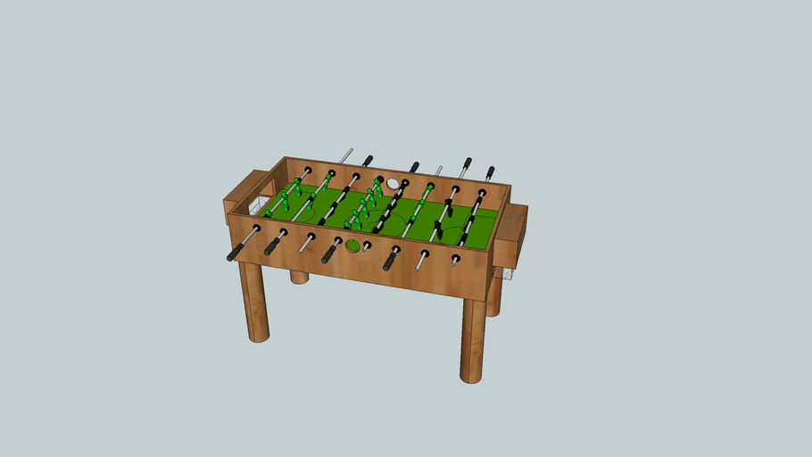 Foosball Table | 3D Warehouse