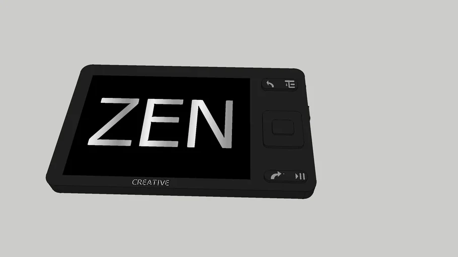 Creative ZEN MP4 Player | 3D Warehouse