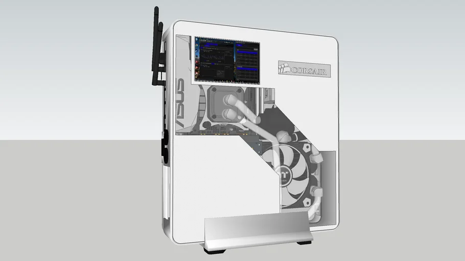 Node 202 Small Gaming PC (redone) | 3D Warehouse