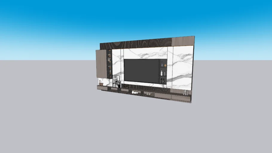 pr tv wall orig | 3D Warehouse