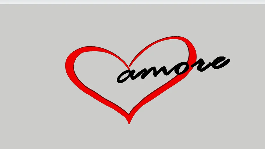 Amore Logo | 3D Warehouse