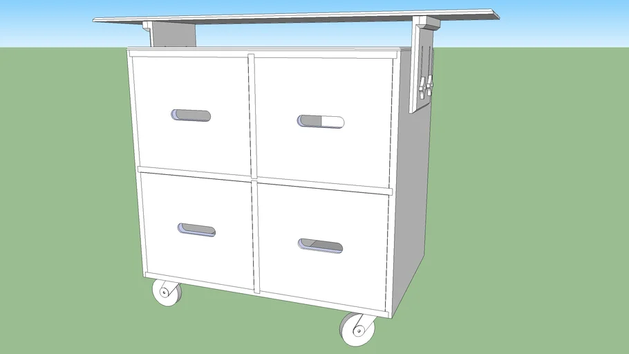 Planer Cupboard (untextured) | 3D Warehouse