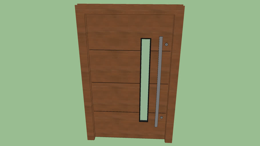 Porta Pivotante MDF | 3D Warehouse