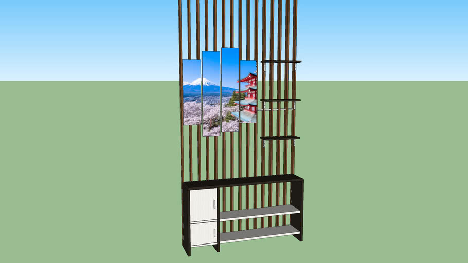 Wall Partition+Cabinet | 3D Warehouse