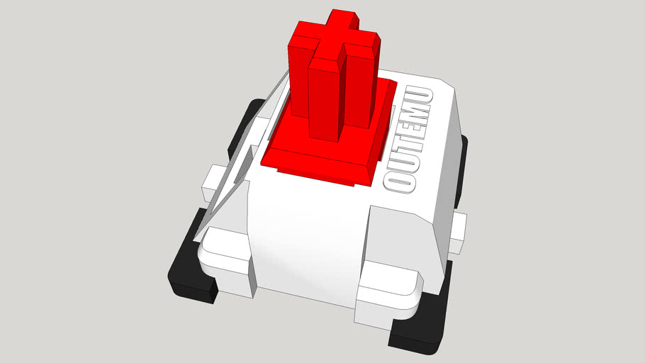 Outemu Red Mechanical Switches | 3D Warehouse