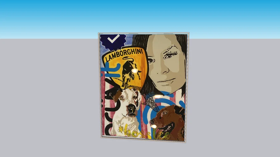 client portrait with frame | 3D Warehouse