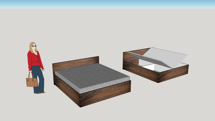 Simple Cot | 3D Warehouse
