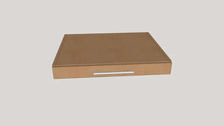 30' Pullout Shelf Assembly Closed | 3D Warehouse