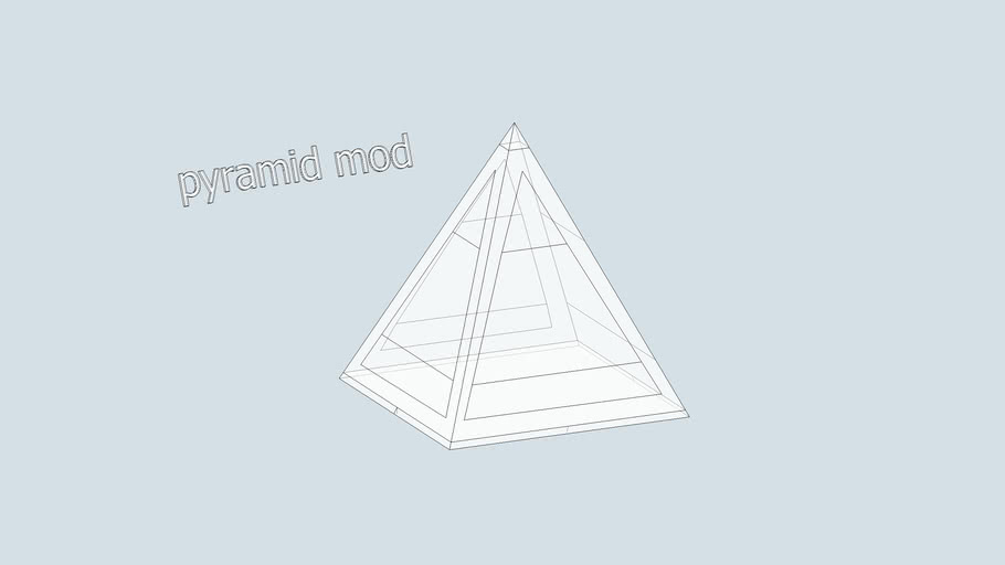 pyramid case-mod | 3D Warehouse