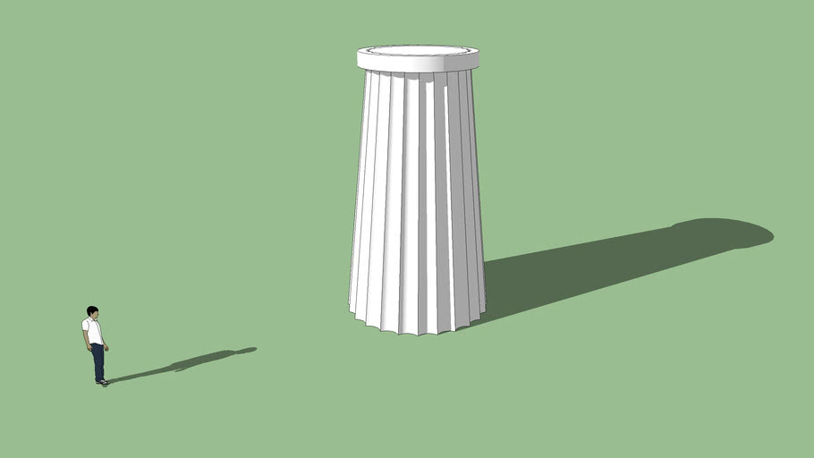 Tania - Colonna Dorica | 3D Warehouse