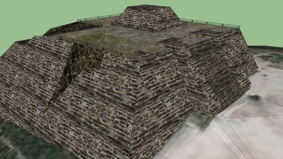 PIRAMIDE DE MONTE ALBAN | 3D Warehouse