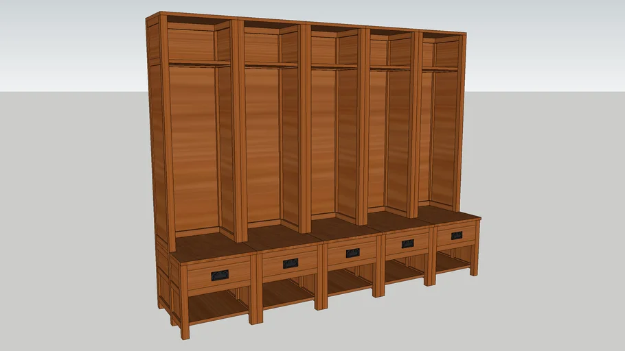 Mudroom Lockers | 3D Warehouse