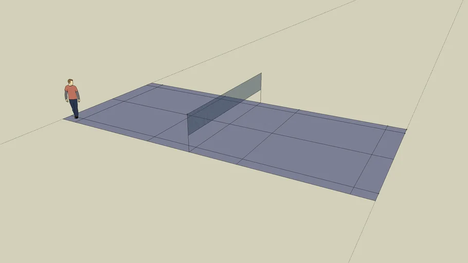 Terrain de Badminton | 3D Warehouse