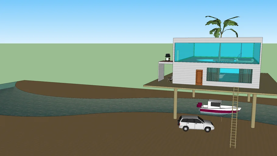 lovely river home | 3D Warehouse