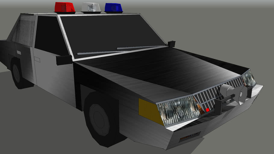 Low-Poly Police Car | 3D Warehouse