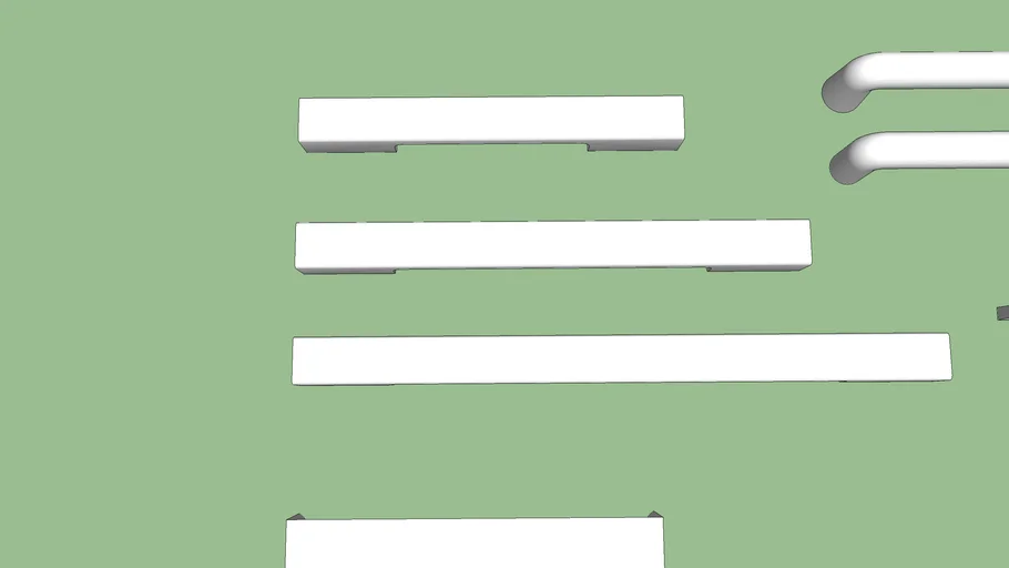 Cupboard and Drawer handles - selection. | 3D Warehouse