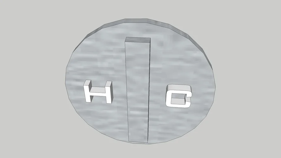 Shower knob faucet hot cold | 3D Warehouse