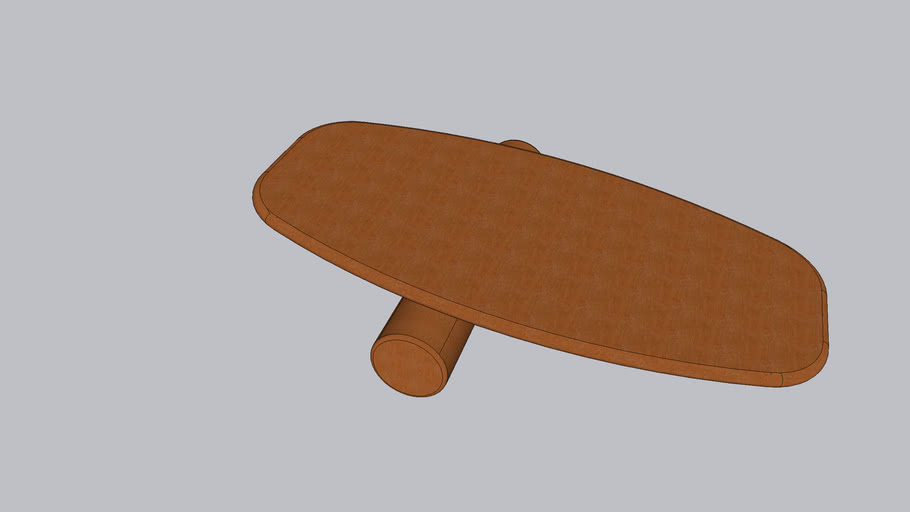 wooden balance board | 3D Warehouse