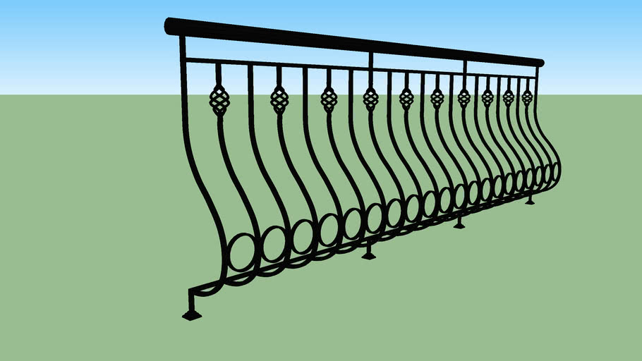 lan can sat co dien | 3D Warehouse