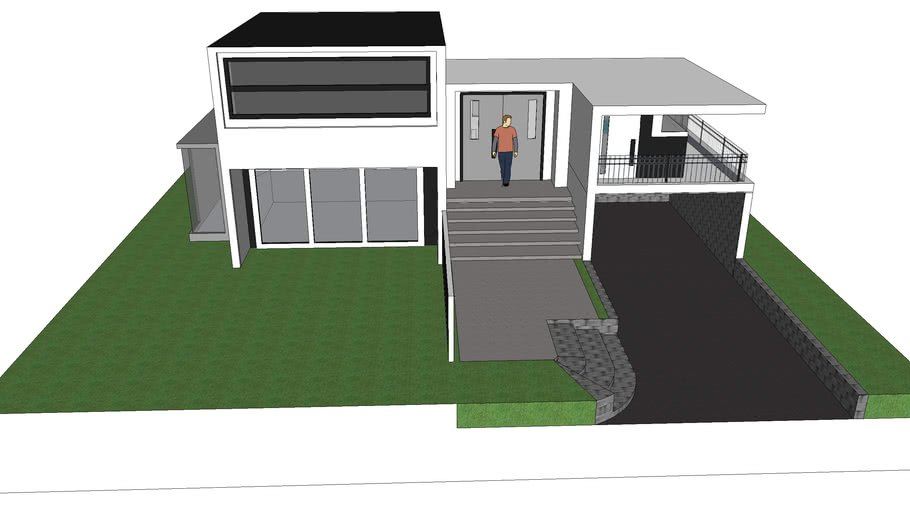 modern house | 3D Warehouse