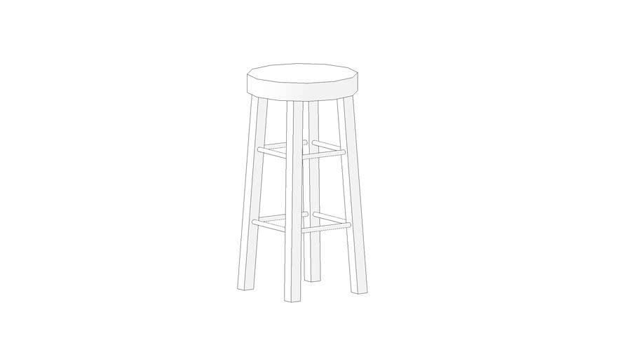 Low Poly 24'-High Stool | 3D Warehouse
