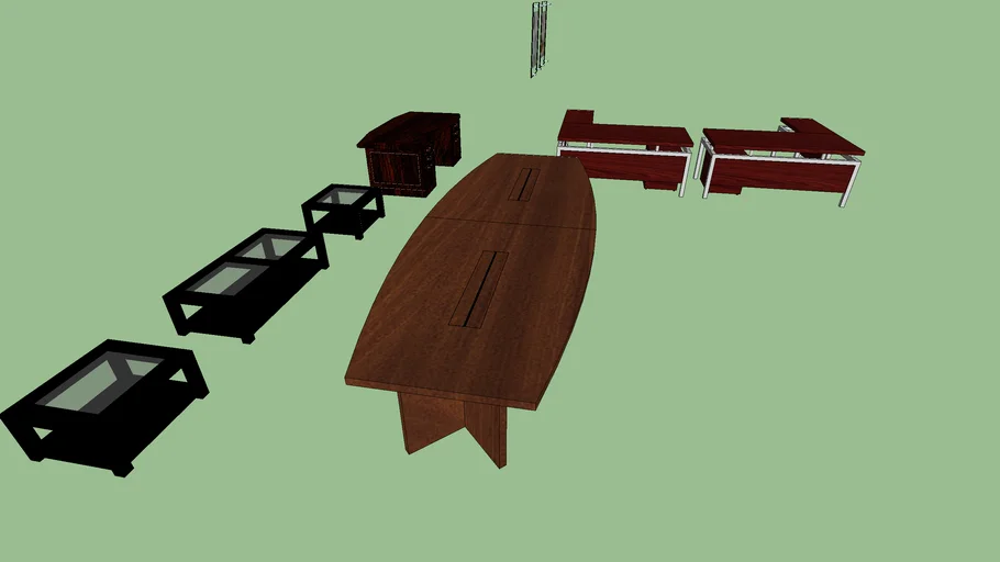 Office Furniture 001 | 3D Warehouse