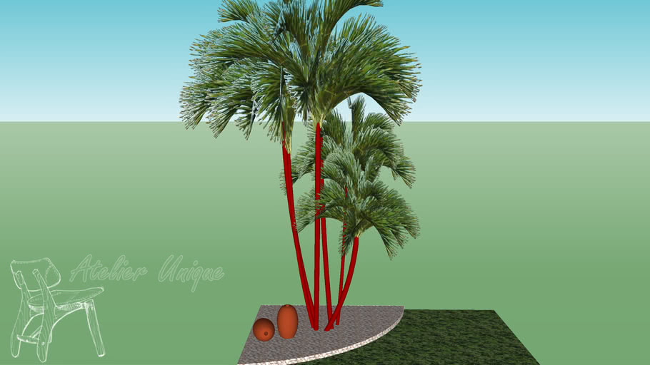 Lacquer Palm | 3D Warehouse