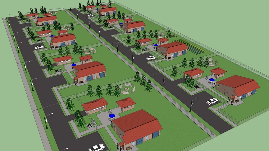 Sustainable Green Built Community | 3D Warehouse