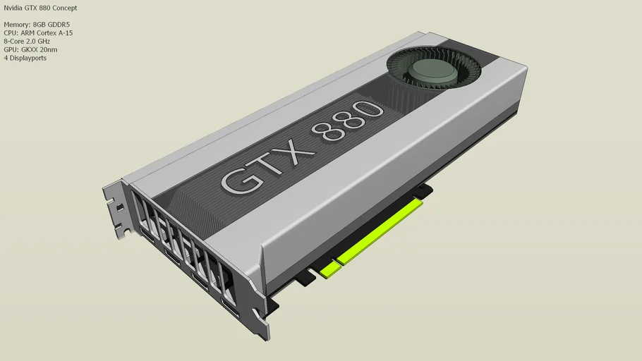 GTX 880 Concept | 3D Warehouse