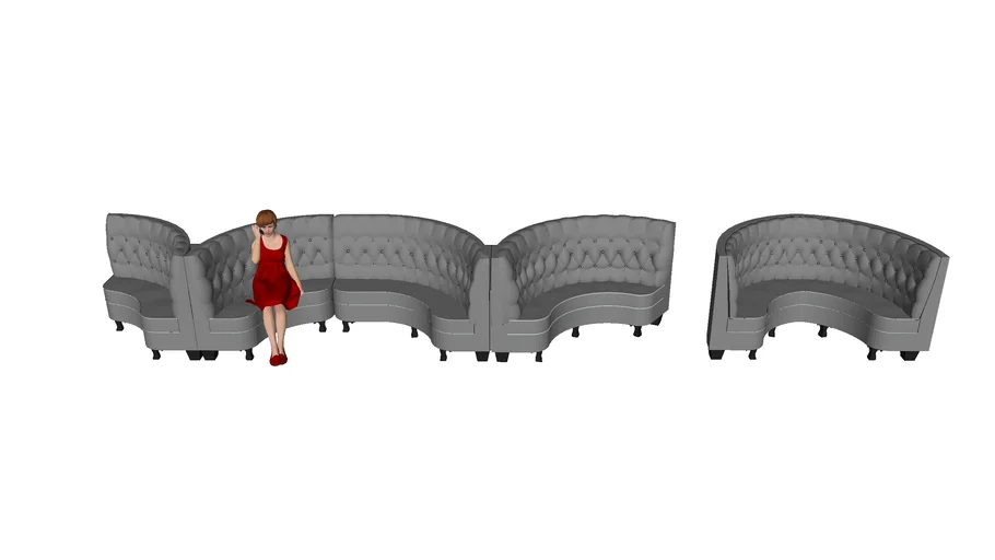 Banquette Collection | 3D Warehouse