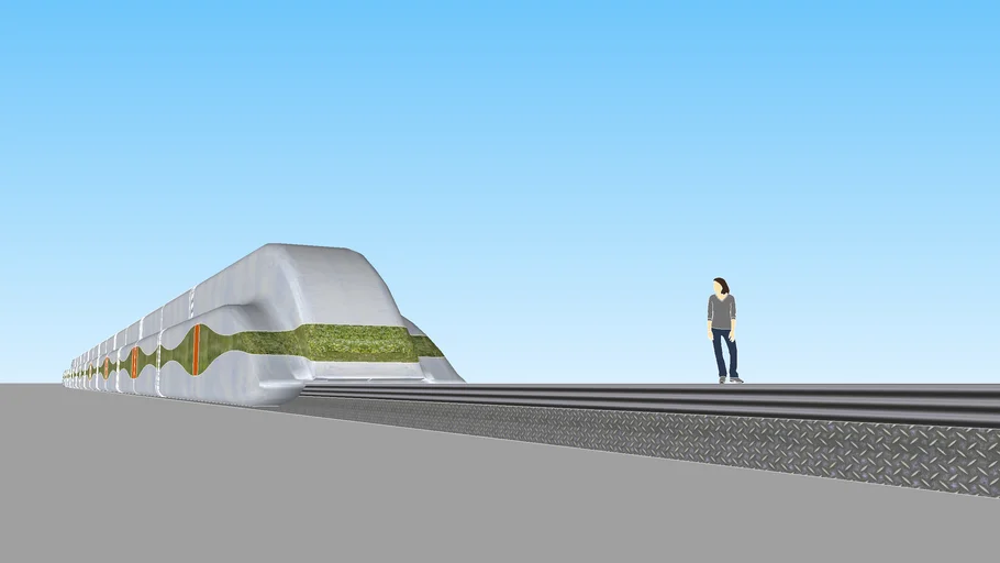 ARGO HYPERVAC freight vactrain-Full interior! | 3D Warehouse