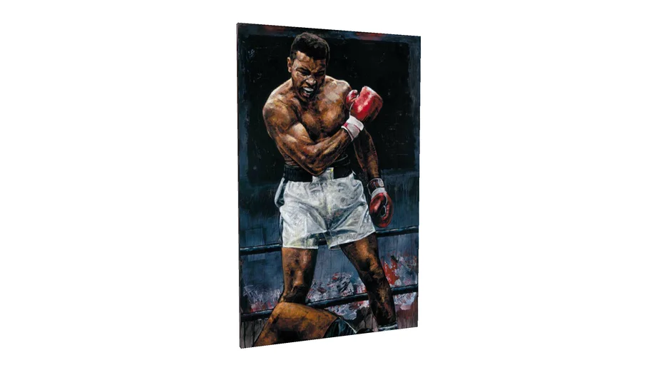 Canvas Painting Muhammad Ali | 3D Warehouse