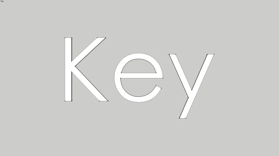 key | 3D Warehouse