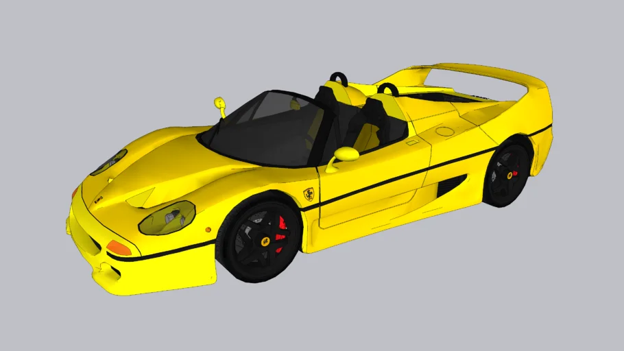 Yellow Super Sport Car | 3D Warehouse
