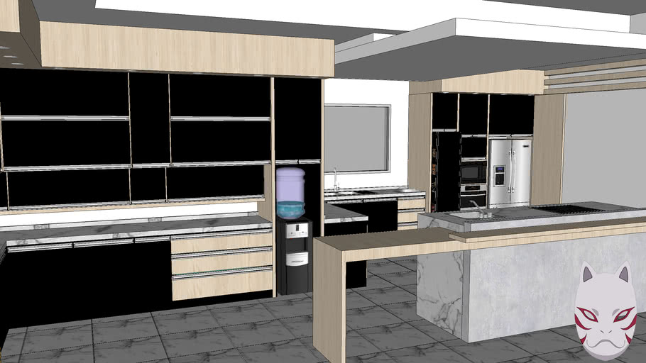 Modular Kitchen | 3D Warehouse