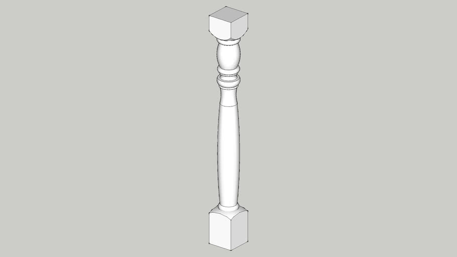 Classic Table Leg | 3D Warehouse