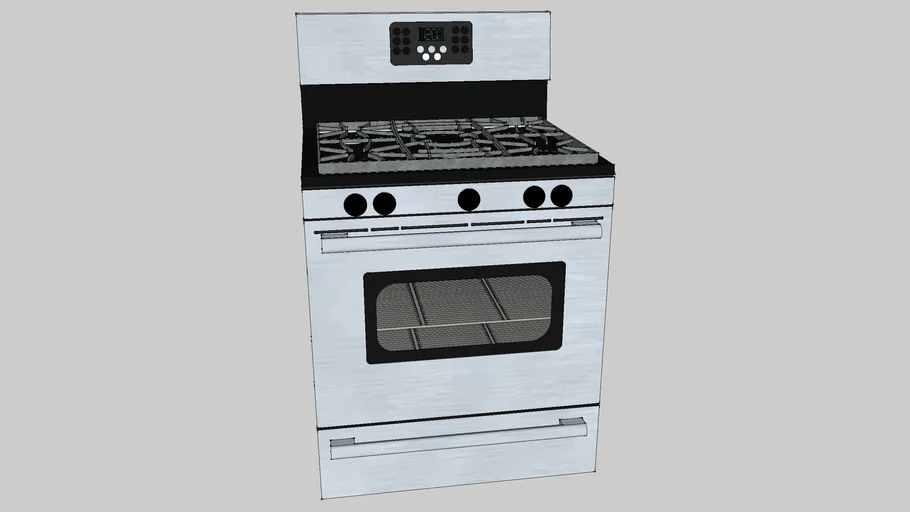 Frigidaire Freestanding Gas Stove | 3D Warehouse