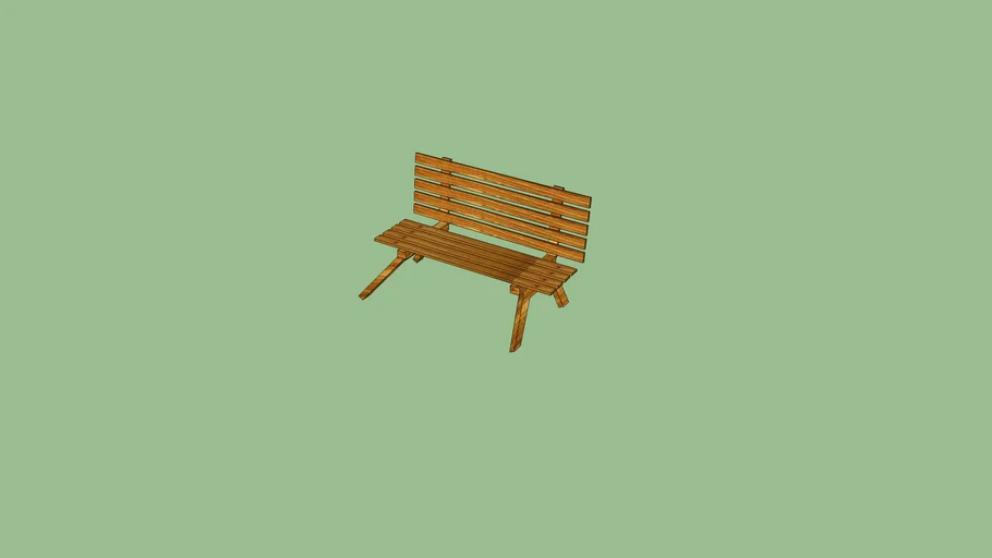 garden bench | 3D Warehouse