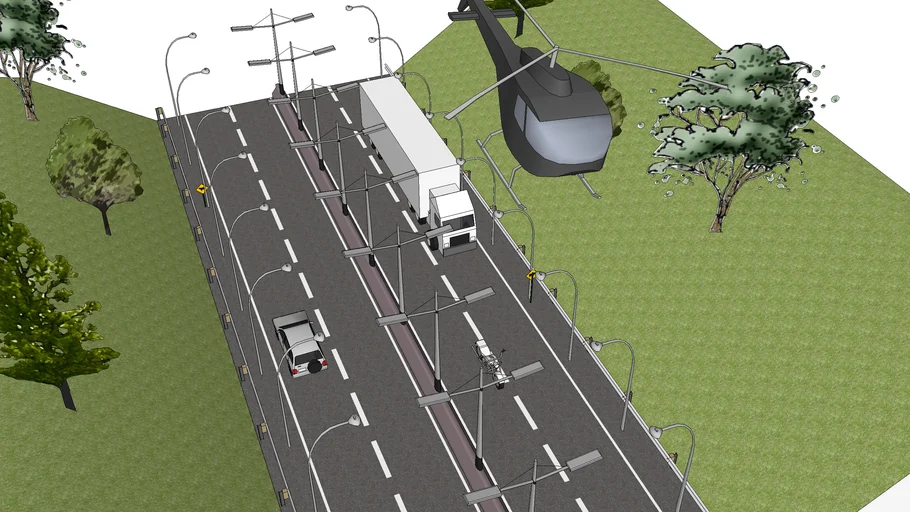 Autoroute | 3D Warehouse