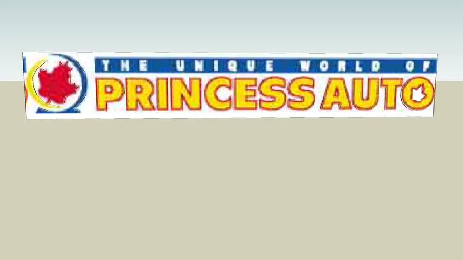 Princess Auto logo | 3D Warehouse
